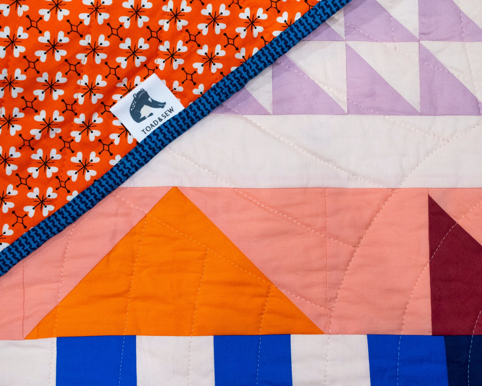 New Years Kiss Quilt Kit by Toad and Sew – Lamb and Loom Fabrics