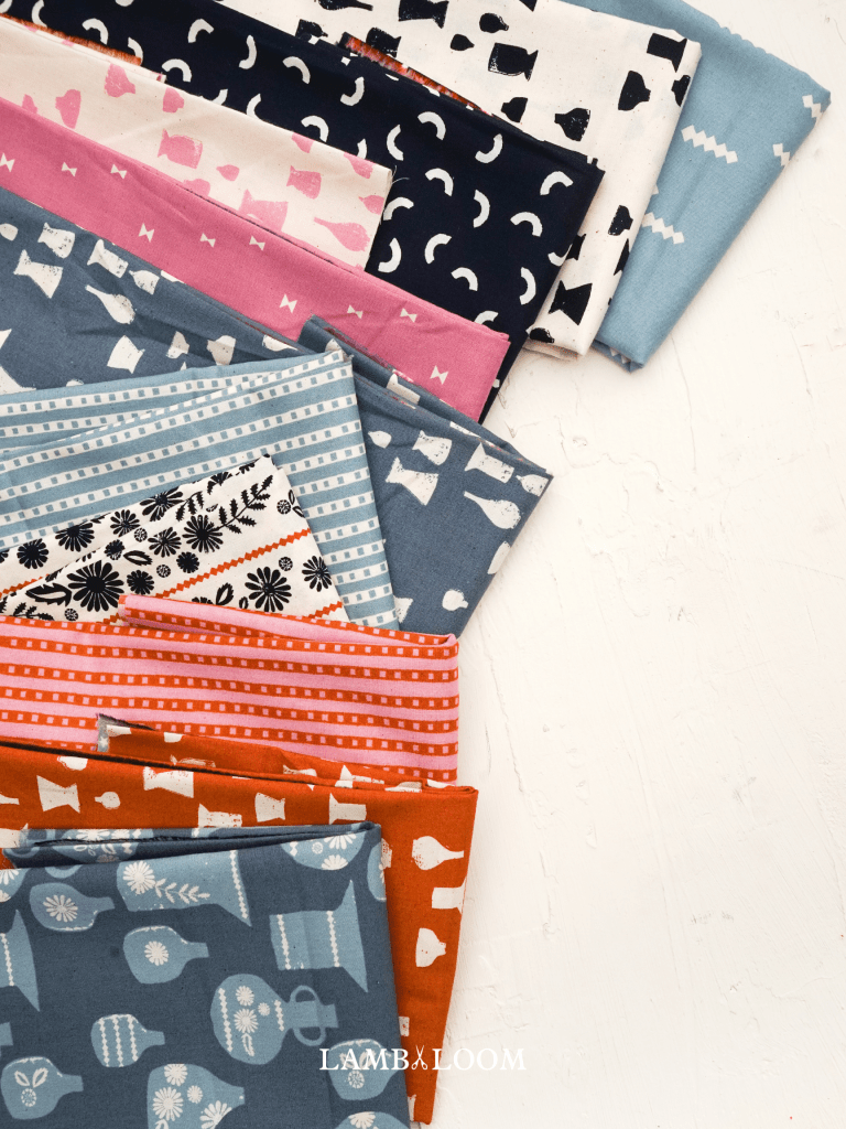 Daisy Stripe in Lavender | Vessel – Lamb and Loom Fabrics