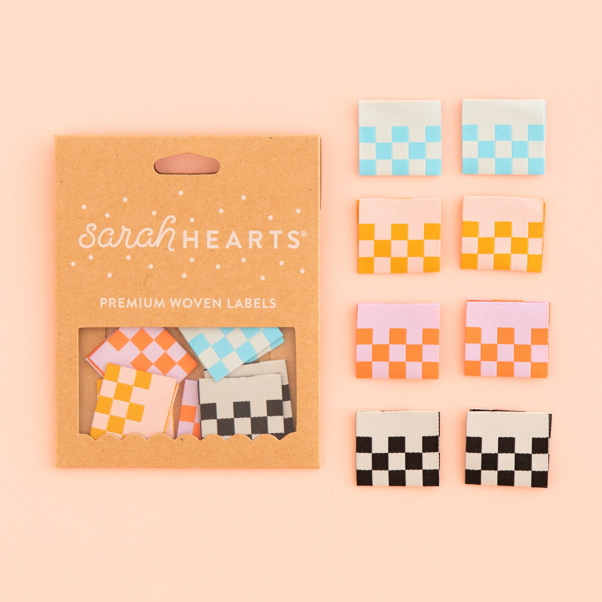 Checkerboard Multipack – Sewing Woven Clothing Label Tags – Lamb and ...