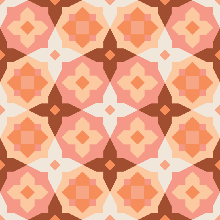 Garden Glow Quilk Kit in Peach Fuzz – Lamb and Loom Fabrics