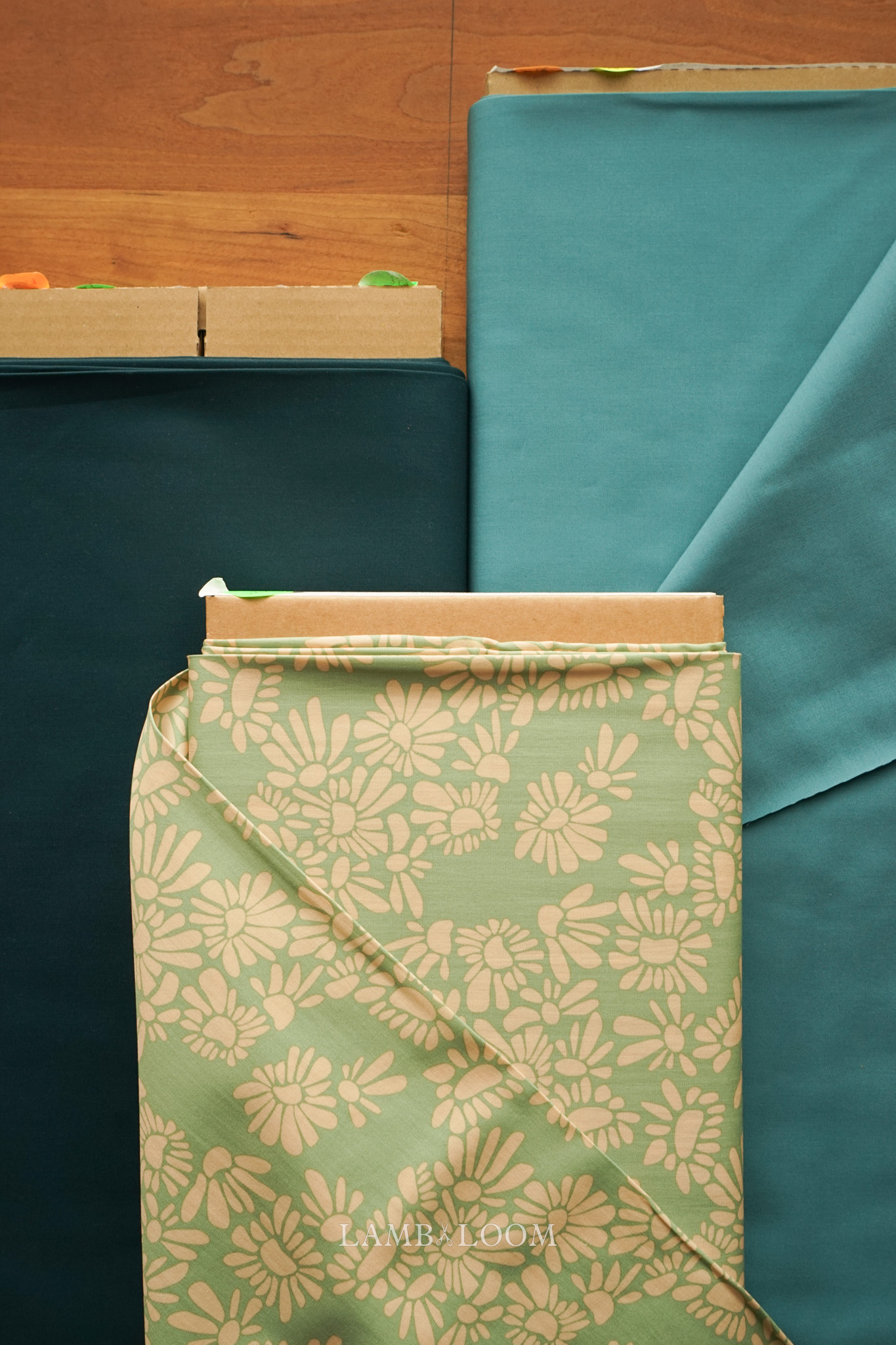 Reverb Quilt Kit in Peacock – Lamb and Loom Fabrics