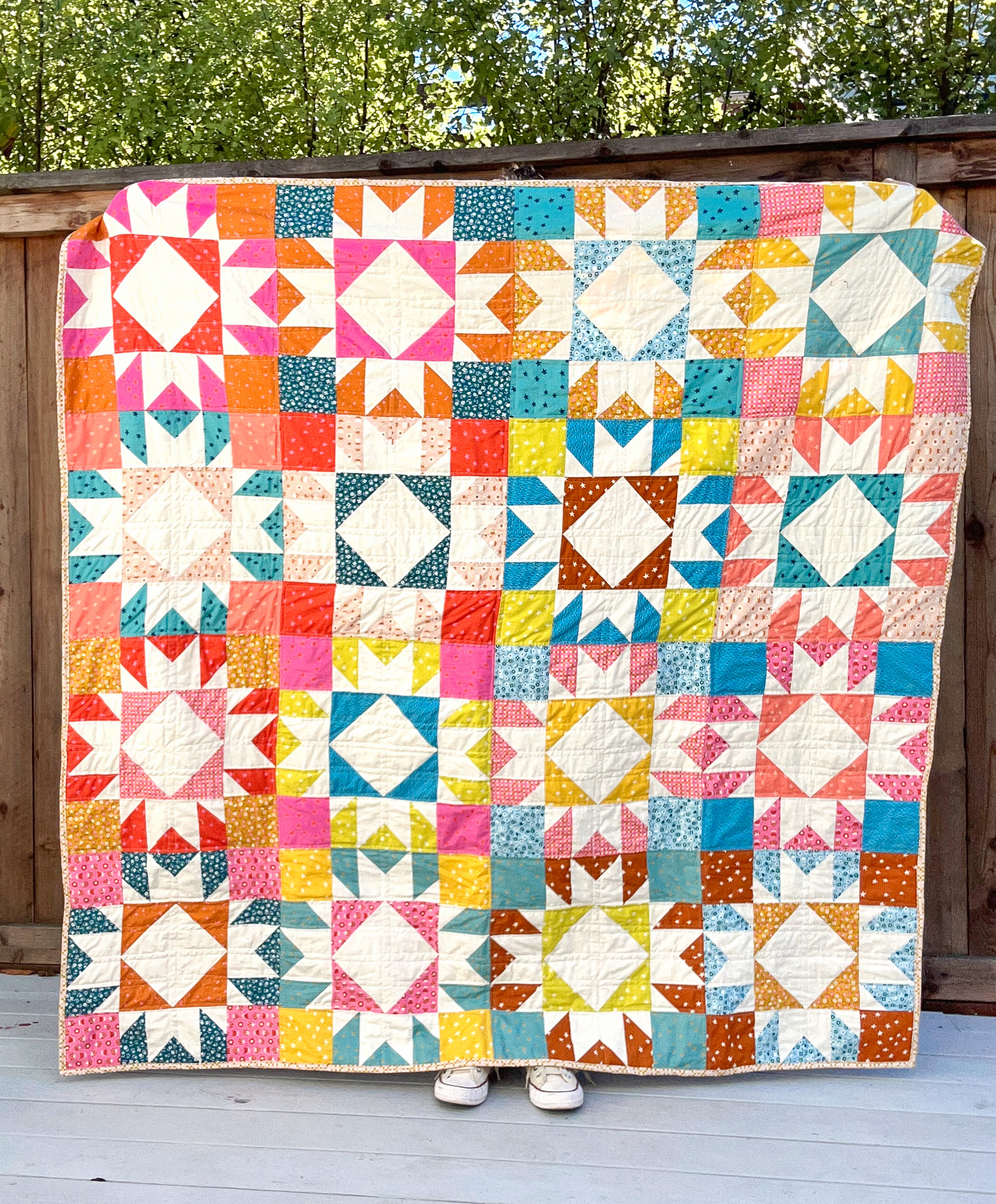 Agnes Quilt Kit in Picture Book – Lamb and Loom Fabrics